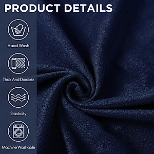 Peryiter 7 Pcs L Shape Sectional Recliner Sofa Covers 5 Seat Sectional Couch Covers Milk Silk Velvet Stretch Reclining Sofa Slipcover Furniture Protector for Living Room(Navy Blue,Milk Silk)
