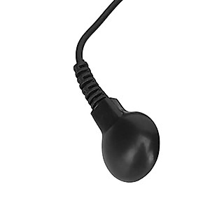 Kadimendium Electrode Wires Cable, Electrode Cable 2.5mm Elbow Black 5PCS for TENS