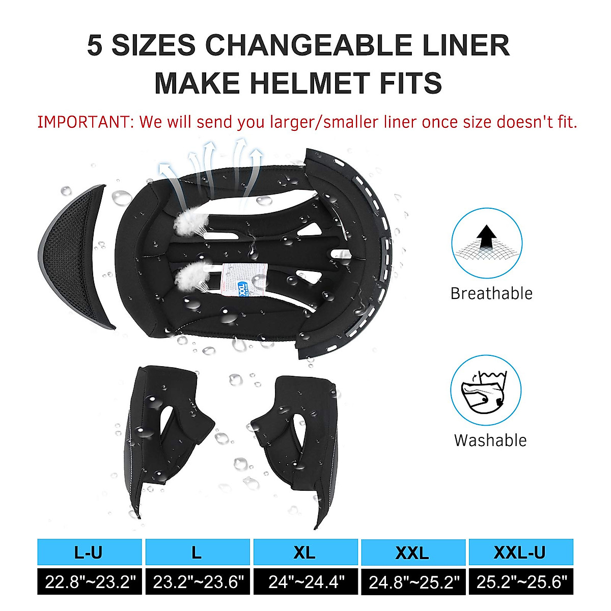 Bluetooth Integrated Motorcycle Helmet, FreedConn DOT Full Face BM12 Communication Systems Motorcycle Helmet with 500m FM Radio/ MP3, 2-3 Riders Pairing Intercom (Matte Black, XXL)