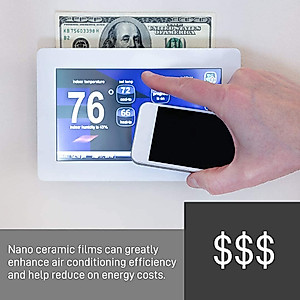 DIY - Snapguard Solutions Residential Ceramic Window Tint, Provides Heat Control and UV Protection 2.5' ft x 6.5' ft Roll (15%), 2 Mils