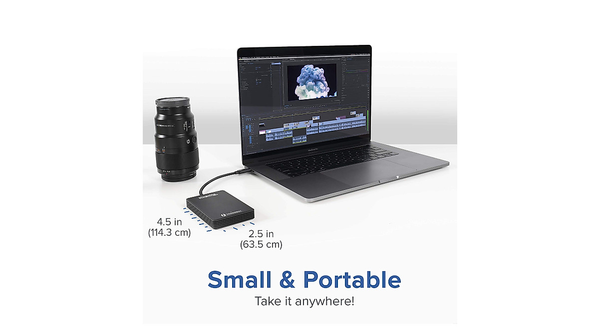 Plugable 1TB Thunderbolt 3 SSD - Fast & Portable Storage