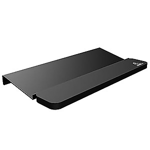 Deskello ErgoCombo - Comfortable Keyboard Stand and Wrist Rest - Ergonomic Computer Keyboard Riser with Wrist Pad - Fits All Keyboard Sizes - 16.9” Wide (Matte Black)