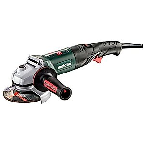 Metabo - WEV 1500-125 RT  - 5" Variable Speed Angle Grinder - 3, 500-11, 000 Rpm - 13.2A W/Lock-On, RAT Tail (601243420 1500-125 RT), Performance Grinders, 4.5"/5"