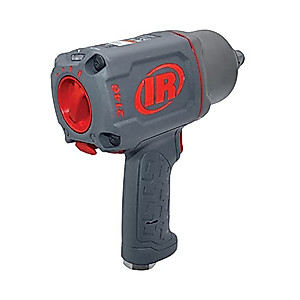 Ingersoll Rand 2146Q1MAX 3/4-Inch Drive, Air Impact Wrench, Quiet, 2,000 ft-lbs Nut-busting torque, Maintenance Duty, Pistol Grip, Standard Anvil , Gray