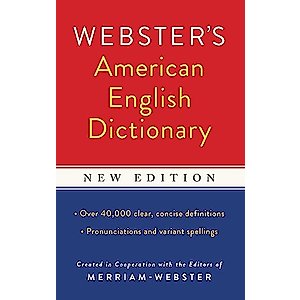 Webster's American English Dictionary, New Edition
