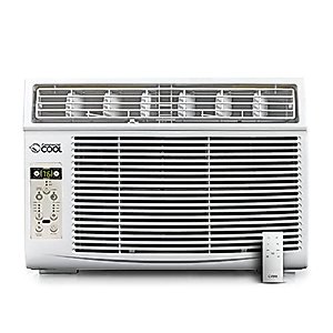 COMMERCIAL COOL Air Conditioner 10,000 BTU with Remote Control and Adjustable Thermostat, Air Conditioner Window Unit up to 450 Sq. Ft. with Electronic Controls & Digital Display, Window AC Unit