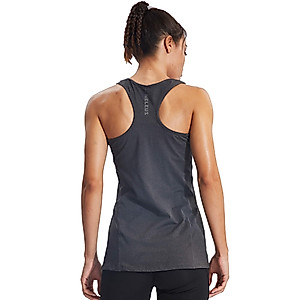 NELEUS Workout Running Racerback Long Tank Top for Women,8006,3 Pack,Black,Grey,Rose Red,L,EU XL