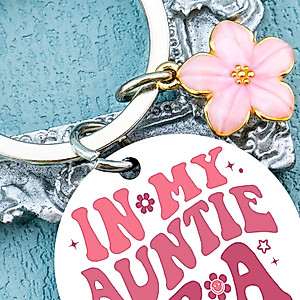 Auntie Gift Ideas Keychain Aunt Gifts from Niece Nephew Best Aunt Gift Mothers Day Birthday Christmas Gift For Aunt New Aunt