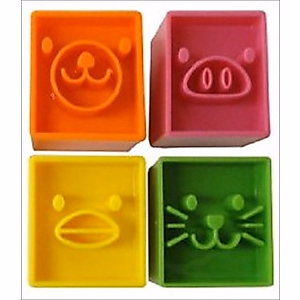 Torune Bento Sandwich Cutter Mold, Animal Face