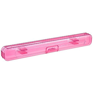 Fourth Option Carry Case, Portable Flatware Box Travel Tableware Storage Case Box, Utensil Case Flatware Storage Box for Cutlery Kit (Pink, Single) Holds ONLY Fourth Option Utensils, Sold Separately