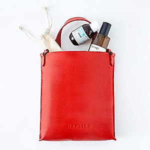 Harlie K SAMI Vegan Leather Small Crossbody Shoulder Bag Mini Purse Handbags for Women (Red)