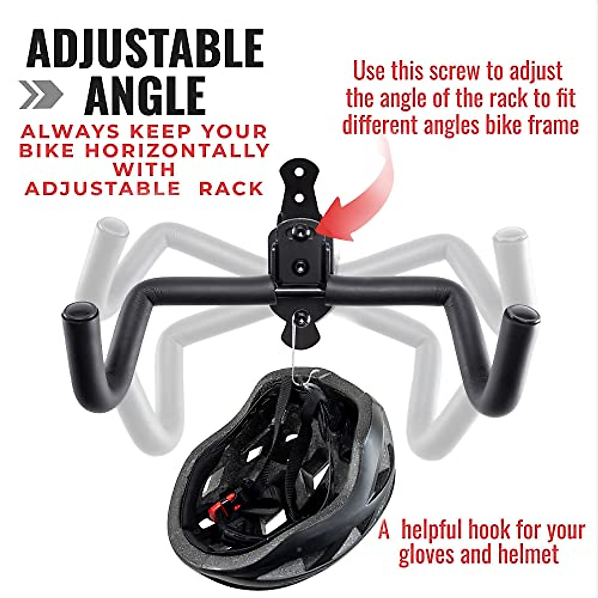 DADA NANA Bike Rack for Garage Storage Bike Hangers for Garage Racks Hanger Wall Bike Rack Wall Mount Bicycle Storage (1 PACK)