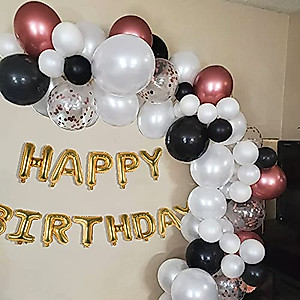 Fayoo White Balloons, 12 Inch White Metallic Balloon Party Decoration for Baby Shower, Christmas Decorations, Birthdays, Bridal Shower, Valentine’s Day, Graduation 100 Pcs 3.2g