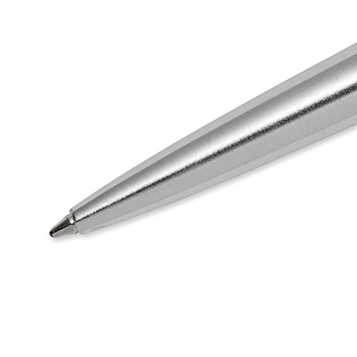 Parker Jotter Stainless Steel Ballpoint Pen, Medium Point, Black Ink