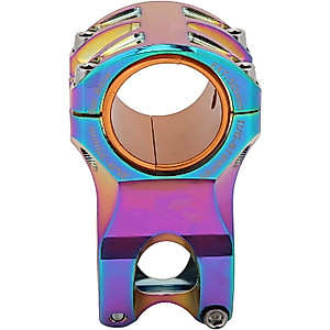 ZECHAO Bike Handlebar Stem,31.8‑35x50mm Colorful Bike Handlebar Stem for Road Bike Mountain Bike Bike Cycling Short Riser Bike Stem