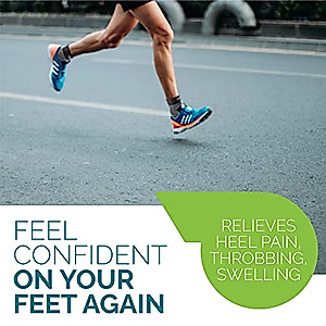 Run Forever Sports Plantar Fasciitis Compression Socks | Foot & Ankle Brace for Women & Men | Toeless Ankle Compression Sleeve for Ankle Support, Plantar Fasciitis, Night Splint, Arch & Achilles Tendonitis Relief