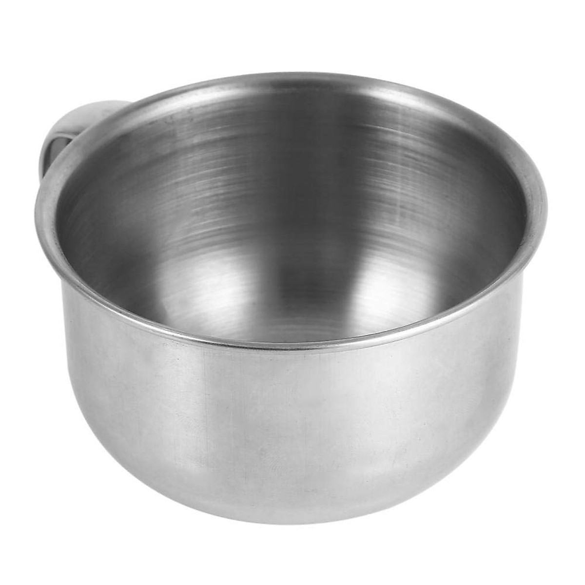Shaving Bowl Set, New Stainless Steel Metal Shaving Soap Mug Bowl Cup Shaver Razor Cleansing Foam Tool For Man