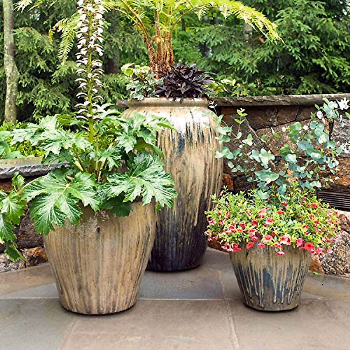 20 Pack Pot Feet for Outdoor Planters - Invisible Plant Risers for Medium and Large Sized Heavy Pots - 3/4" Elevators - Work Great On Patio and Deck Use - Made in USA