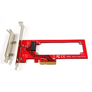 Ableconn PEXE1S159 PCIe 4.0 x4 Host Adapter for EDSFF E1.S NVMe SSD - NVMe E1.S SSD PCIe Carrier Adapter