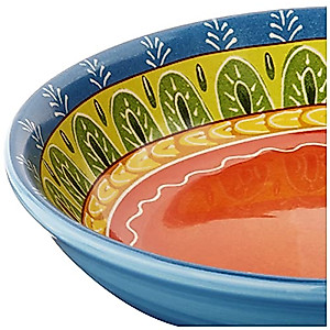 Certified International Valencia Soup/Pasta Bowl (Set of 4), 9.25", Multicolor