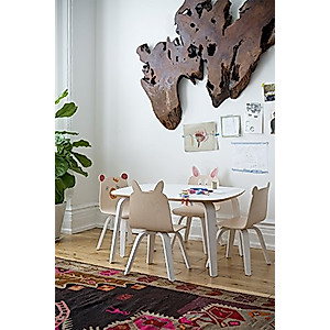 OEUF Bear Play Chairs and Table Set in Birch
