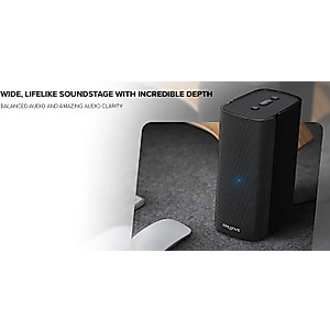 Creative Labs 51MF1690AA002 T100 2.0 Bluetooth Speaker System - 40 W RMS - 50 Hz to 20 kHz - USB - Compact Hi-Fi Wireless Desktop PC Speakers (Renewed)