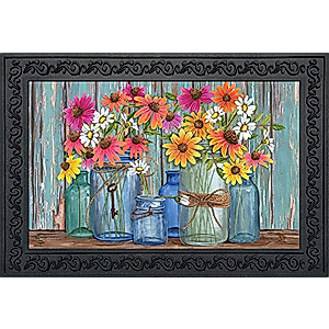Briarwood Lane Farm Fresh Flowers Spring Doormat Indoor Outdoor 30" x 18"