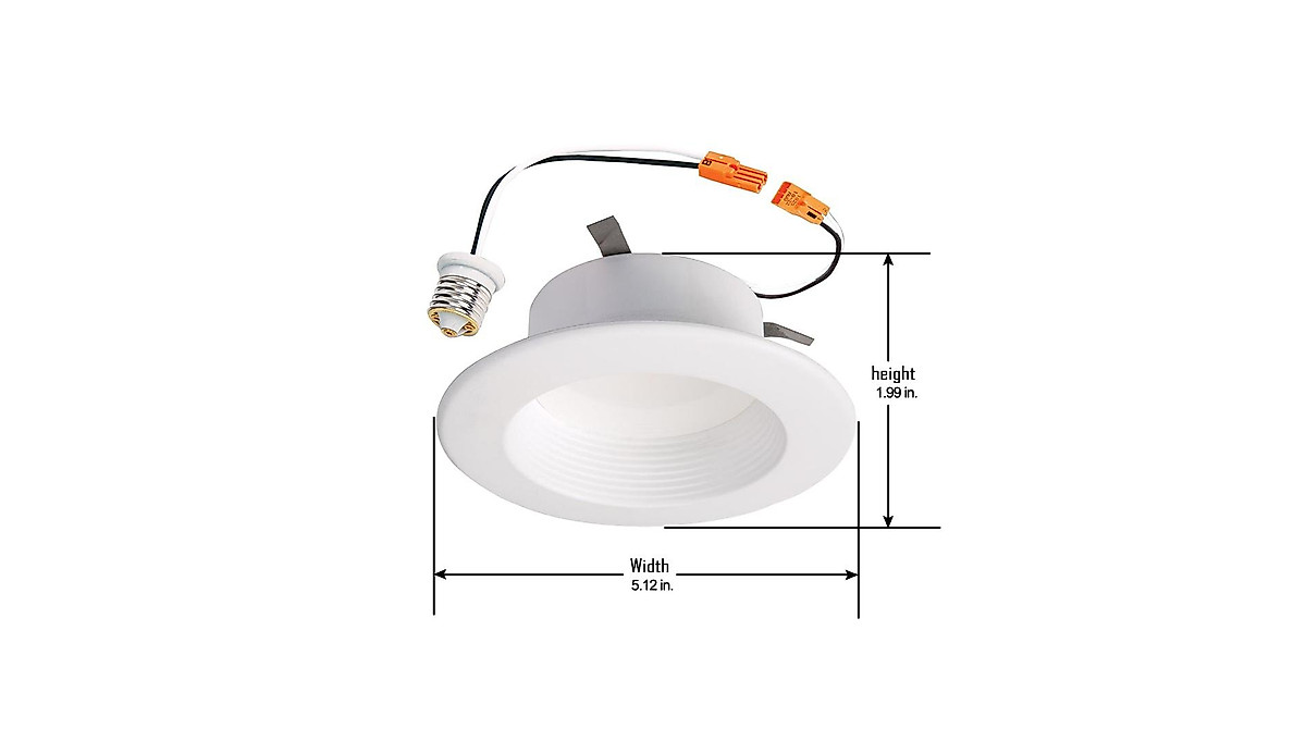 HALO RL 4 in. White Recessed LED Light with Color Selectable CCT