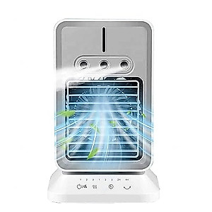 Car Air Conditioner, 3 Wind Speeds,3 Spray Modes Air-Conditioners 2/4 H Timer,120° Oscillating Aircon Cheap for Room Office