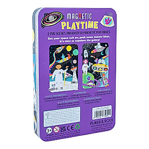 Floss & Rock Space Magnetic Playtime, 7.67-inch Height, Creative, Imaginative Play