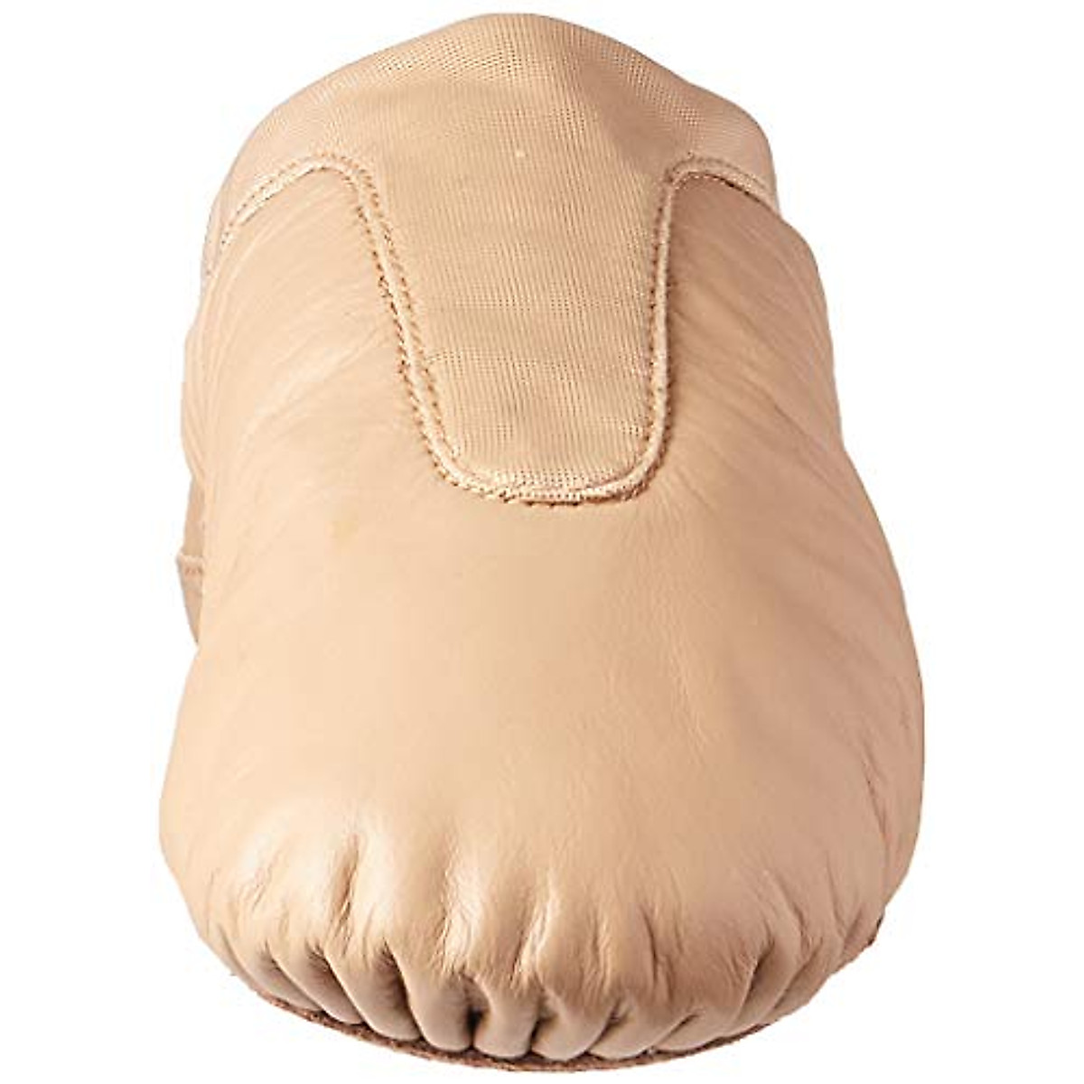 Bloch Women's Pulse Leather and Neoprene Split Sole Jazz Shoe, Tan, 8