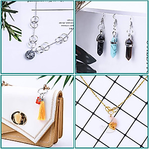 Split Rings for Jewelry Making, Caffox 700pcs Small Split Ring with Split Ring Pliers, Double Closed Jump Rings Craft Jump Loops Opener for Necklaces and Bracelets