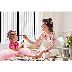 METAONLY Magnetic Screen Door Fits Door Size 32" x 80", Actual Screen Size 34" x 81", Screen Door Mesh,Door Screen Magnetic Closure for Patio Door Enjoy Air Fresh-Black