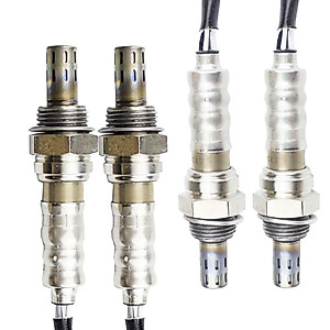 higherbro 4PCS Oxygen O2 Sensor 1 & 2 for Ford Mustang 1999 2000 2001 2002 2003 2004 2005 2006 2007 2008 2009 2010 3.8L/3.9L/4.0L/4.6L/5.4L Upstream + Downstream