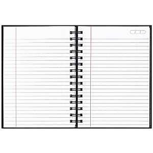 Cambridge Limited Notebook - 6 Pack of Hardcover Spiral Notebook for Business - Legal Ruled Lines - 5" X 8" Page Size - 96 Sheets for Women & Men