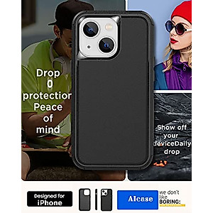 AICase for iPhone 14 Case(6.1") Case,Heavy Duty 3-Layer Rugged Pocket-Friendly Phone Case,Durable Military Grade Protection Shockproof/Drop Proof/Dust-Proof Protective Cover for iPhone 14 Case 6.1"