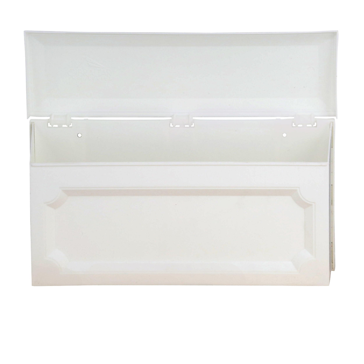 Architectural Mailboxes Windsor Plastic Wall Mount Mailbox, WMH00WAM, White, Small Capacity