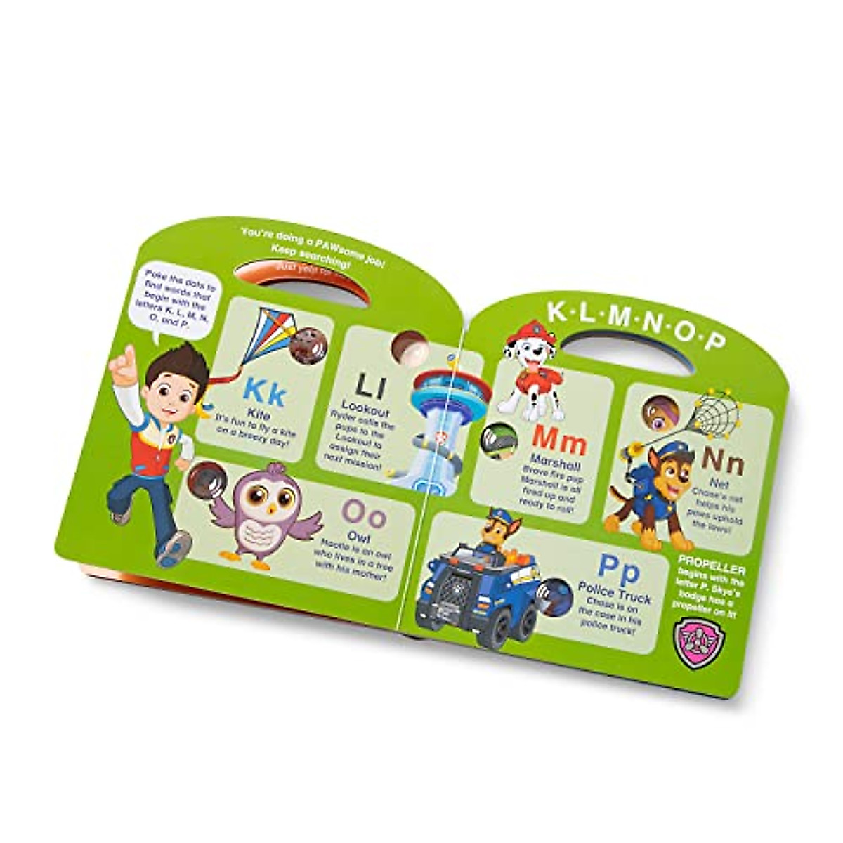 Melissa & Doug PAW Patrol Children's Book - Poke-A-Dot: Alphabet Adventure - PAW Patrol Activity Book, PAW Patrol Books For Preschoolers, ABC Books For Toddlers Ages 1+