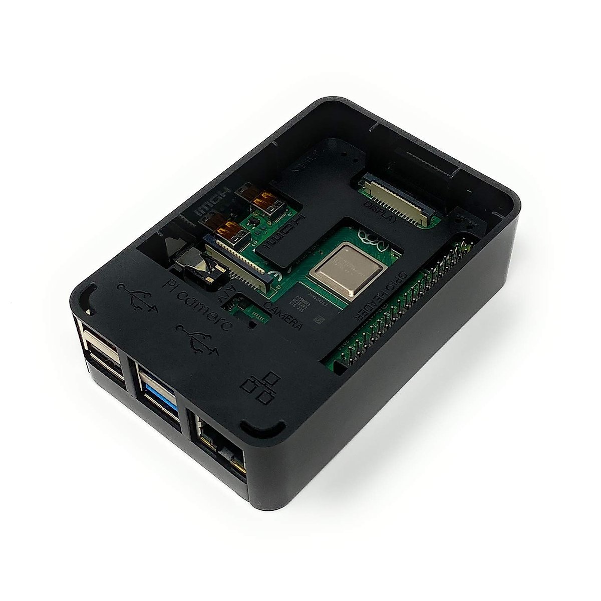 iPhoenix Raspberry Pi 4 B (Model B) Case (Black)