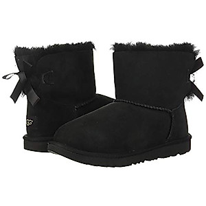 UGG unisex child Mini Bailey Bow Ii Boot, Black, 8 Toddler US