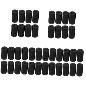 GANAZONO 40 Pcs Filter Cotton Filter Intake Strainer Fish Tank Pre- Filter Guard Pool Vacuum Hose Connector Pool Sweep Aquarium pre Filter Pool pad Water Inlet Cover Protection 304 Network