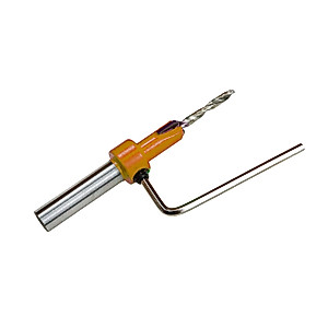 Rannb Countersink Drill Bit Set 1/8"/3mm Pilot Dill Dia Wood Hole Drill Bit Wood Working Drill Bits -2pcs