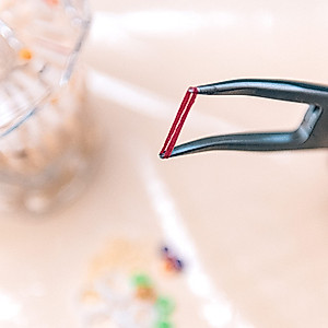 JMU Orthodontic Elastics 1/4 Heavy, 500 Pack Intraoral Elastic Bands Non-Latex Neon Dental Rubber Bands Made in USA