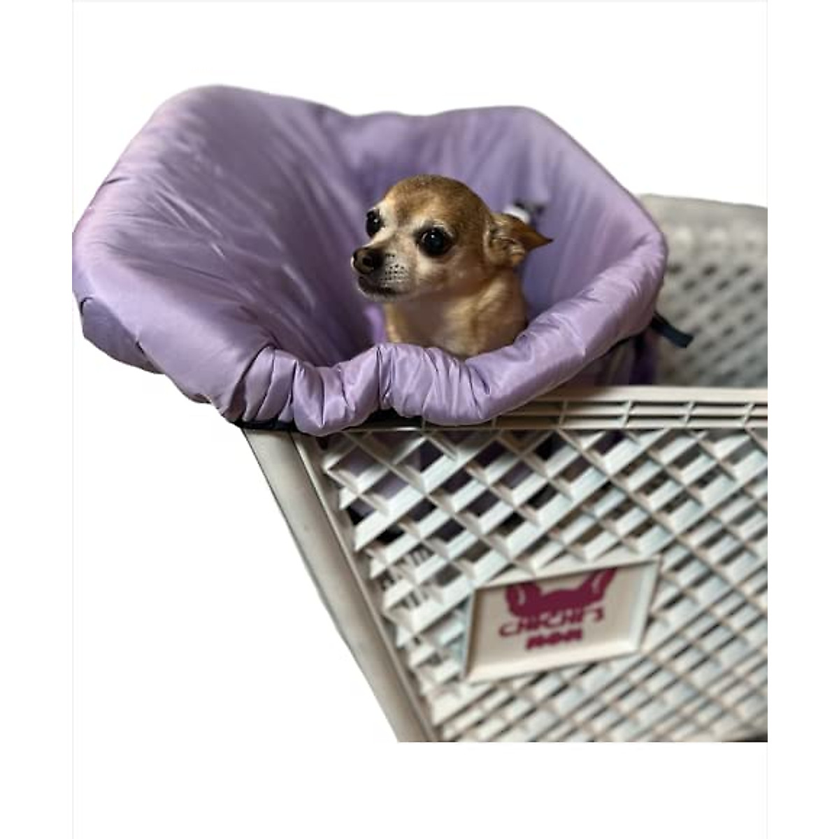 Chichi's MOM Shopping Cart Cover for Dogs/Pets (Lilac)