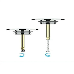 LuckQi Bath Tub Sink Floor Drain Plug Water Stopper Tool for Kitchen Laundry Bathroom Bathtub Sealing Water Plug