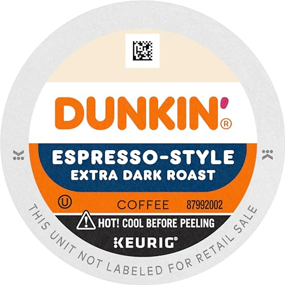 Dunkin’ Espresso-Style Extra Dark Roast, 10 Keurig K-Cup Pods