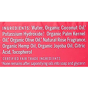 Dr. Bronner's - Pure-Castile Liquid Soap (Rose, 2 ounce) - Made with Organic Oils, 18-in-1 Uses: Face, Body, Hair, Laundry, Pets and Dishes, Concentrated, Vegan, Non-GMO