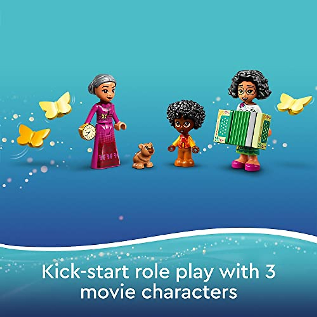 LEGO Disney The Madrigal House 43202 Building Toy, Dollhouse with Mini-Doll Figures, Disney’s Encanto Gifts for 6 Plus Year Old Kids, Girls & Boys