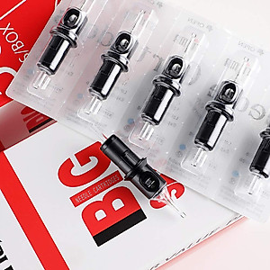STIGMA #12(5RL) Standard Disposable Tattoo Needle Cartridges with Membrane Safety Cartridges for Tattoo Artists Round Liner 50Pcs Super Value Pack EN05-50-1205RL