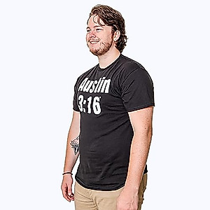 WWE Stone Cold Steve Austin 3:16 Wrestling Adult T-Shirt(3XL, 3:16)